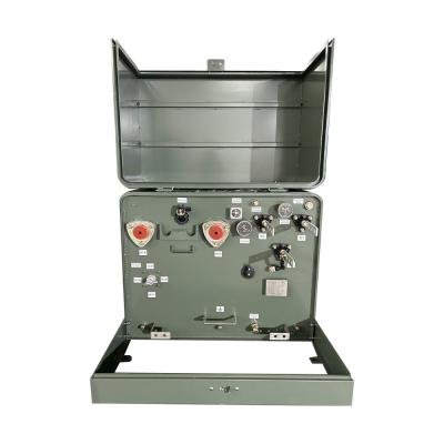 China 75kVA Single Phase Pad Mounted Transformer Oil Immersed 12.47kV to 240/120V ANSI IEEE for sale