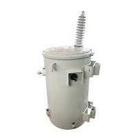 China 100KVA Single Phase Pole Mounted Distribution Transformer Dual Voltage Step Down 34.5KV To 120V for sale