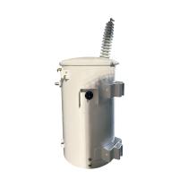China 100KVA Single Phase Power Pole Transformer Oil Type Dual Winding 34.5KV to 120V for sale