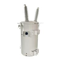 China 100KVA Single Phase Pole Mounted Oil Immersed Distribution Transformer 34500V to 120V for sale
