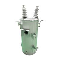 China 10 KVA Single Phase Pole Mounted Overhead Distribution Transformer 12470V 120/240V Copper DOE 2016 for sale