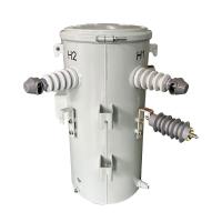 China 10 KVA Single Phase Pole Mounted Transformer Dual Voltage 13.8kV 4.16kV to 120/240V DOE 2016 for sale