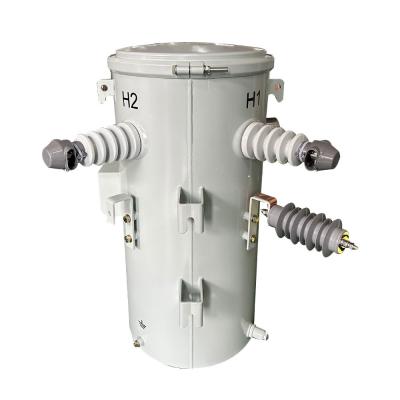 China 10 KVA Single Phase Pole Mounted Transformer Dual Voltage 13.8kV 4.16kV to 120/240V DOE 2016 for sale