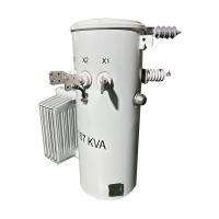 China 167kVA Single Phase Pole Mounted Transformer CSP Type 4160V to 480V 100Hz FR3 for sale