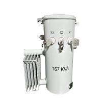 China 167kVA Single Phase Pole Mounted Transformer CSP Type 4160V to 480V 100Hz FR3 for sale