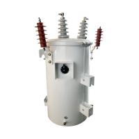 China 50kVA Single Phase Pole Mounted Transformer 12.47kV 304SS Oil Immersed ANSI IEEE C57 for sale