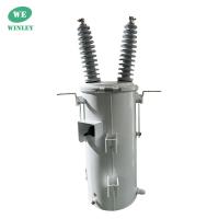 China IEC Standard Single Phase Pole Mounted Transformer 15KVA 24940GrdY/14400V 120/240V for sale