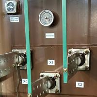 China 3 Phase Pad Mounted Transformer 1000kVA 34500V to 208Y Oil Immersed UL cUL Custom Color for sale