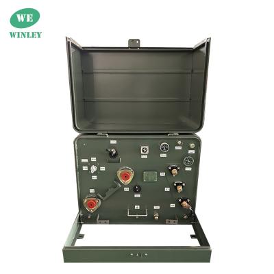 China 167Kva Single Phase Pad Mounted Transformer Distribution Residential 13.8KV DOE 2016 Standard for sale