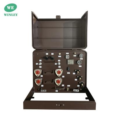 China 1 Phase Pad Mounted Transformer Oil-immersed Distribution Transformer 7200V ANSI IEEE Standards for sale