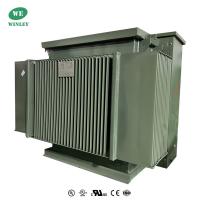 China 1000kVA Three Phase Pad Mounted Transformer 304SS 12000V Oil Immersed UL cUL Certified for sale