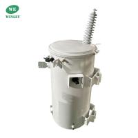 China 100KVA Single Phase Pole Mounted Power Transformer 34500V To 120V Overhead Distribution for sale