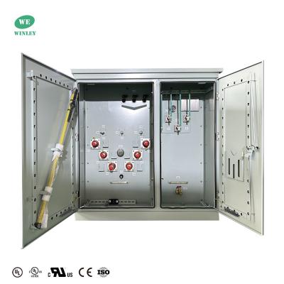 China UL Certified 500KVA 3 Phase Pad Mounted Transformer 34.5KV Primary 480V Secondary Copper Winding for sale