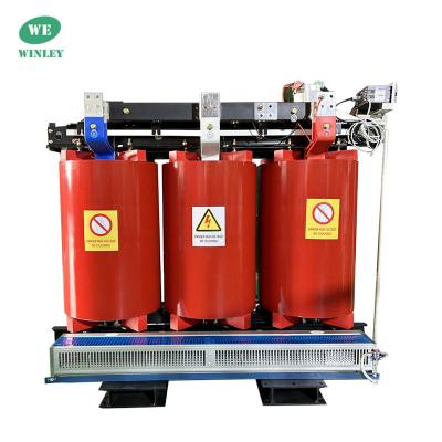 China 1000KVA 11KV to 400V Three Phase Dry Type Epoxy Resin Cast Coil Power Distribution Transformer for sale