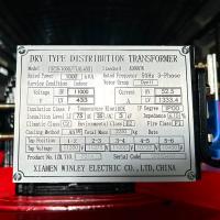China 1000KVA 11KV to 400V Three Phase Dry Type Epoxy Resin Cast Coil Power Distribution Transformer for sale