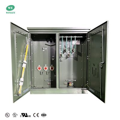 China 1000kVA Three Phase Pad Mounted Oil Immersed Distribution Transformer 13.8kV to 480V UL Certified for sale