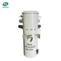 China 10KVA Single Phase Pole Mounted Distribution Transformer Oil Immersed 4160V 60Hz ANSI for sale