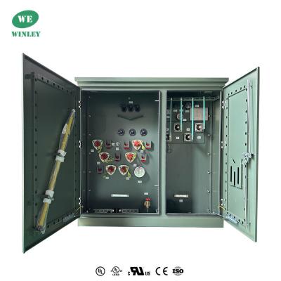 China 3 Phase Pad Mounted Transformer 500kVA 12870V Oil Immersed Distribution ANSI IEEE for sale