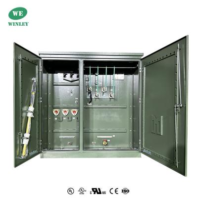China 2100kVA Three Phase Pad Mounted Transformer 13800V to 480V Oil Immersed IEEE C57 for sale