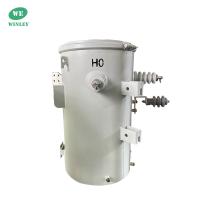 China 25 KVA Single Phase Pole Mounted Distribution Transformer Oil Immersed 4160V to 120V 100 Hz for sale