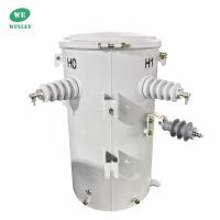 China 10 KVA Single Phase Pole Mounted Transformer Oil Immersed 4160V 100Hz Copper Winding ANSI for sale