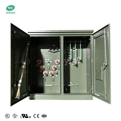 China 500KVA Three Phase Pad Mounted Transformer Oil Immersed 12470GrdY/7200V UL cUL Listed for Residential Power Distribution for sale
