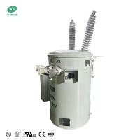 China 167 KVA Single Phase Pole Mounted Transformer Oil Immersed 34.5 kV to 240V ANSI IEEE for sale