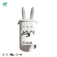 China UL Certified ANSI Standard Single Phase Oil Immersed Transformer 50KVA 22.86KV Pole Mounted for sale