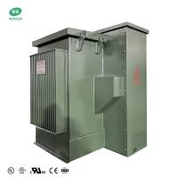 China Three Phase Pad Mounted Transformer 150kVA 12470V to 208V Oil Immersed Distribution UL ANSI IEEE for sale