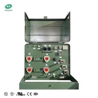 China UL Certified 25 KVA Single Phase Pad Mounted Transformer 4160V to 120V for sale