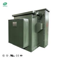 China UL 350KVA 3 Phase Oil Immersed Pad Mounted Transformer 12470V to 208Y ANSI C57 for sale
