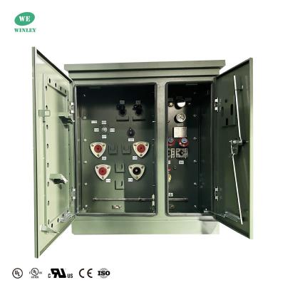 China 15 KVA Single Phase Pad Mounted Transformer 2400V 200Hz Liquid Filled with UL/cUL Certification for sale