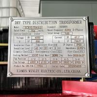 China 704kVA Cast Resin Dry Type Power Transformer 6kV to 0.5kV Three Phase Distribution for sale