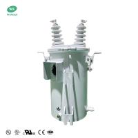 China 10KVA Oil Immersed Single Phase Pole Mounted Transformer 12470V to 120V ANSI IEEE for sale