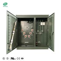 China UL Certified 150KVA Three Phase Pad Mounted Transformer 12470V to 480V Oil Immersed Distribution for sale