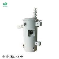 China 15KVA Single Phase Pole Mounted Transformer 13.8KV to 120V Oil Immersed Overhead Power Distribution for sale