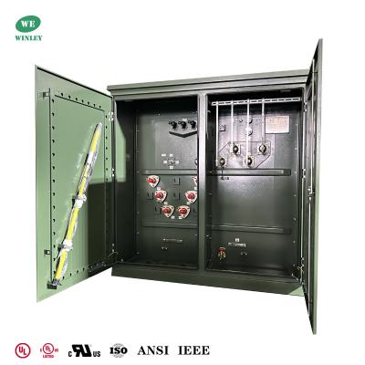 China 2000kVA Three Phase Pad Mounted Transformer 12470V to 480Y/277V UL Listed DOE 2016 for sale