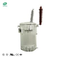China 100KVA Single Phase Pole Mounted Oil Immersed Distribution Transformer 13800V to 120V for sale