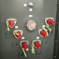 China 150kVA Three Phase Pad Mounted Transformer 12870V Primary 208Y/120V Secondary UL Listed for sale