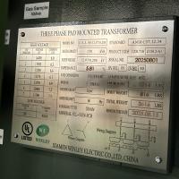 China UL Listed 150kVA 3 Phase Pad Mounted Transformer 12870V to 208V Radial Feed ANSI IEEE for sale