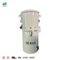 China 50kVA Single Phase Pole Mounted Transformer 4160Y to 120/240V UL Certified for sale