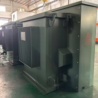 China 150kVA Three Phase Pad Mounted Transformer 12870V Primary 208Y/120V Secondary UL Listed for sale