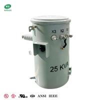 China UL Listed 25KVA Single Phase Pole Mounted Transformer 7200V to 120/240V DOE 2016 Efficiency for sale