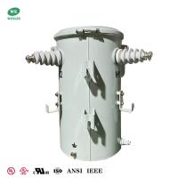 China 25kVA Single Phase Pole Mounted Distribution Transformer Oil Immersed 7200V to 120V UL Listed for sale