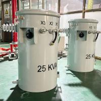 China 25kVA Single Phase Pole Mounted Distribution Transformer Oil Immersed 7200V to 120V UL Listed for sale