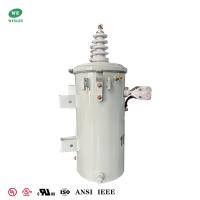 China 10kVA Single Phase Pole Mounted Transformer 12470V to 120V UL Listed Power Distribution for sale
