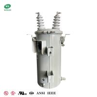 China 10kVA Single Phase Pole Mounted Transformer 12470V to 120V UL Listed Power Distribution for sale