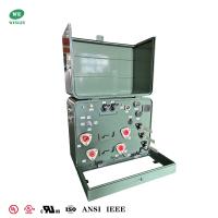 China Single Phase Pad Mounted Transformer 25 KVA 6600V to 120/240V UL Listed Copper Windings for sale