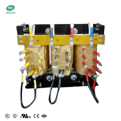 China 45kVA Three Phase Dry Type Transformer 400V to 208V Multi-Tap NEMA 3R Enclosure for sale