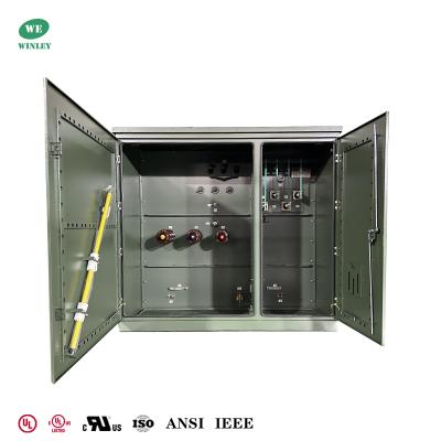 China UL Listed 1500kVA Three Phase Pad Mounted Transformer 34.5kV to 480Y/277V for sale